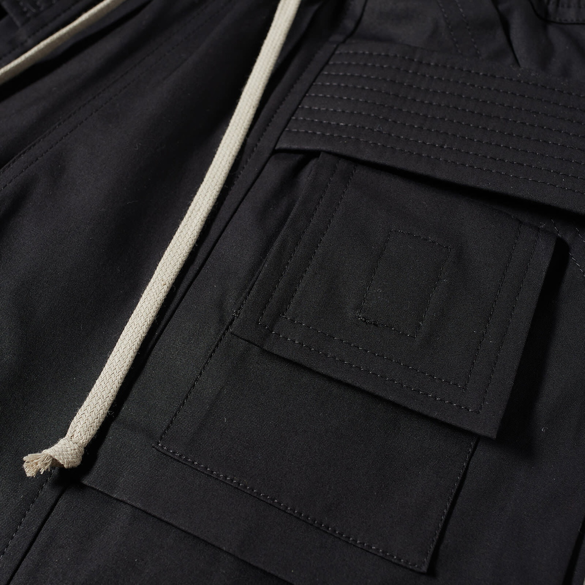 Rick Owens Men's BabyGeo Creatch Cargo Pod in Black Rick Owens