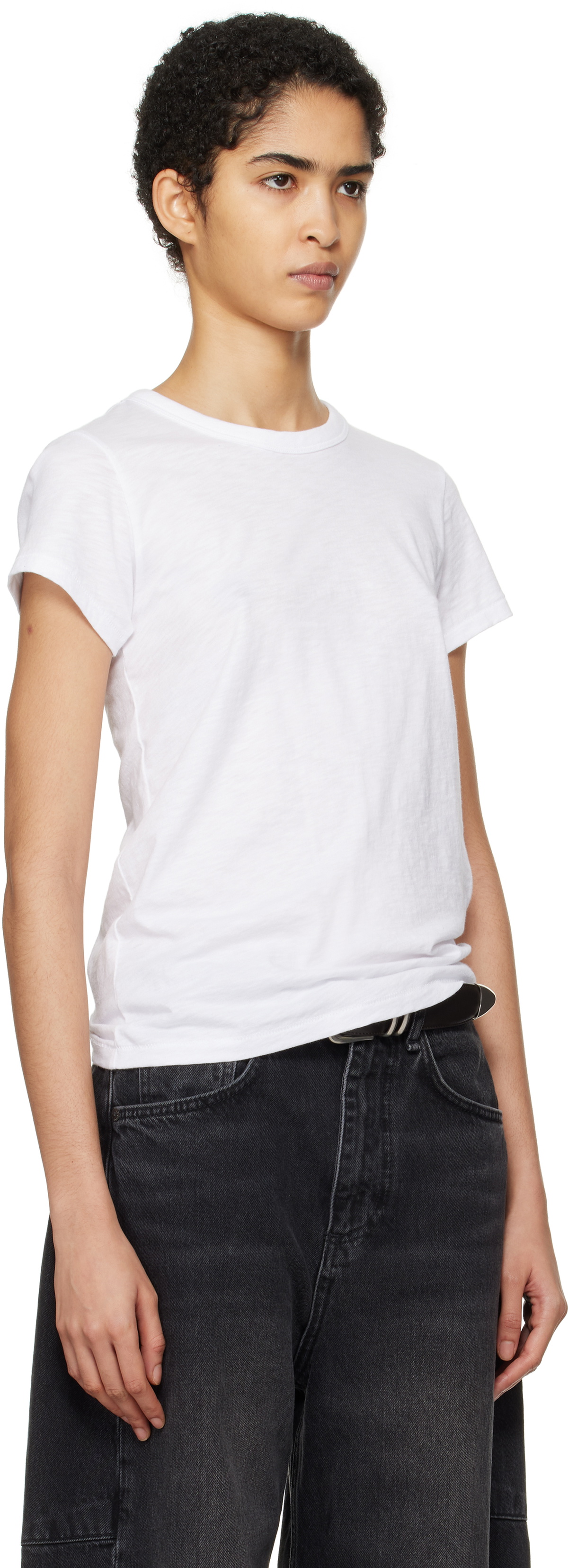 rag & bone White 'The Slub' T-shirt Rag and Bone