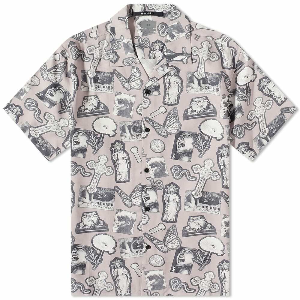 Ksubi Men's Kut Out Vacation Shirt in Slit Ksubi
