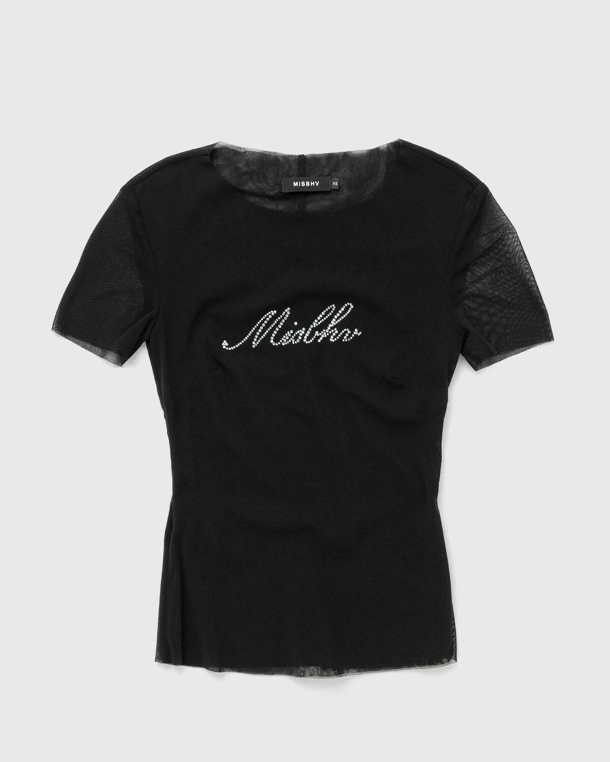 Misbhv Misbhv Crystal Baby Tee Black Shortsleeves MISBHV