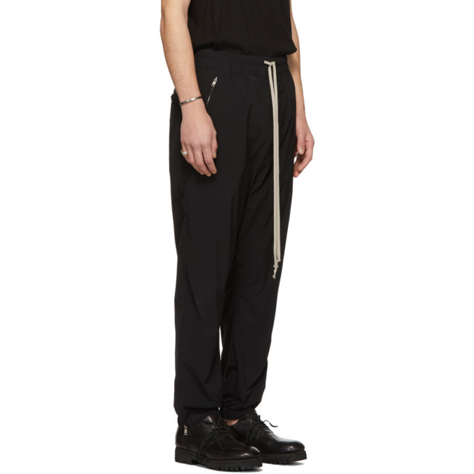 Rick Owens Black Nylon Track Pants Rick Owens