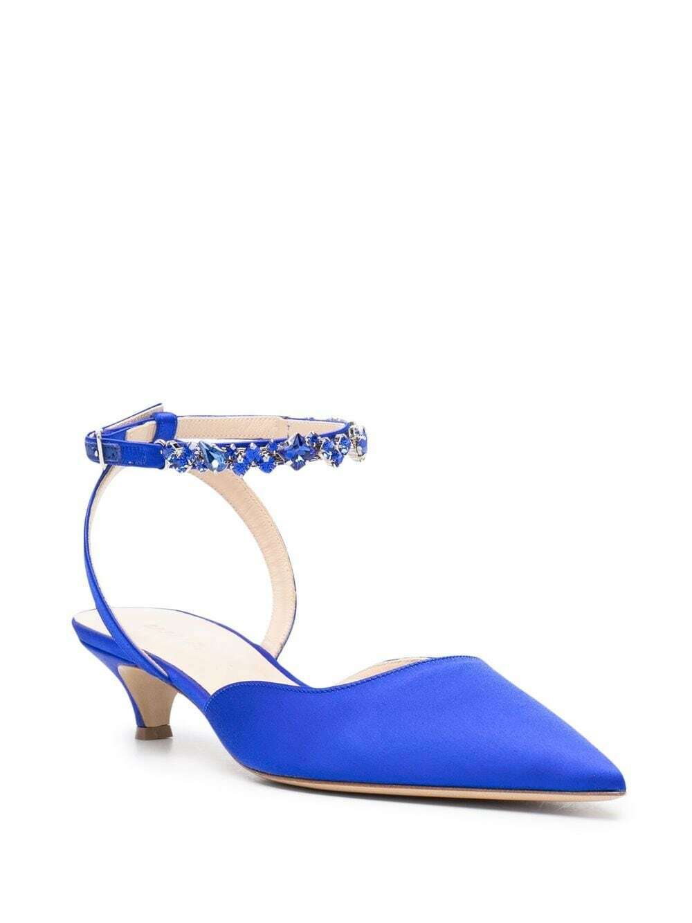 PAROSH - Crystal Embellished Pumps Parosh