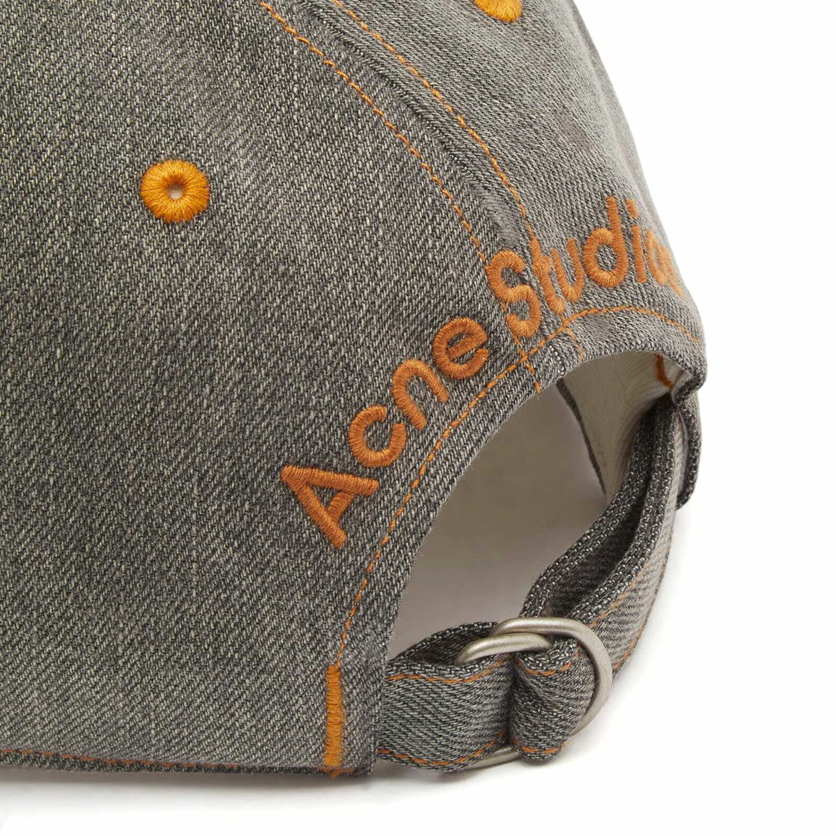 Acne Studios Men's Worn Cap in Black Acne Studios