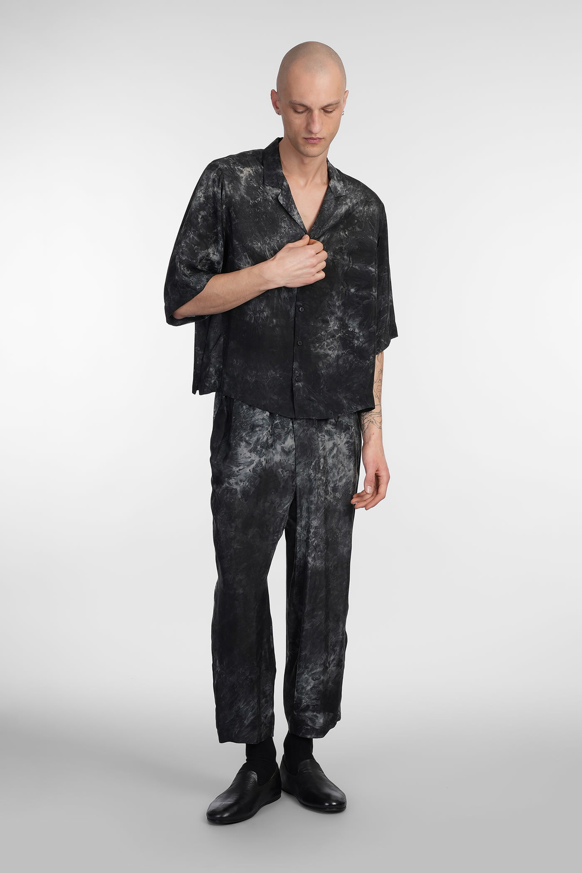 Sapio N 38 Shirt In Black Triacetate SAPIO