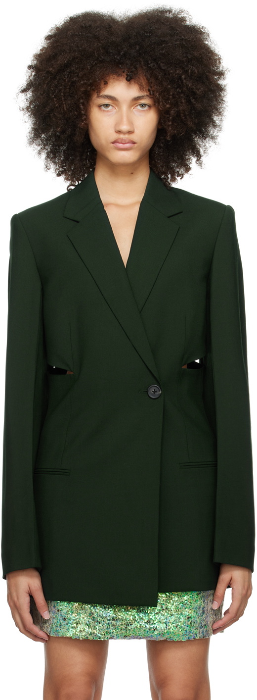Helmut Lang Green Slash Blazer Helmut Lang
