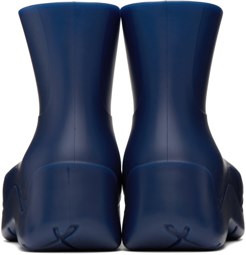 Bottega Veneta Blue Puddle Boots Bottega Veneta