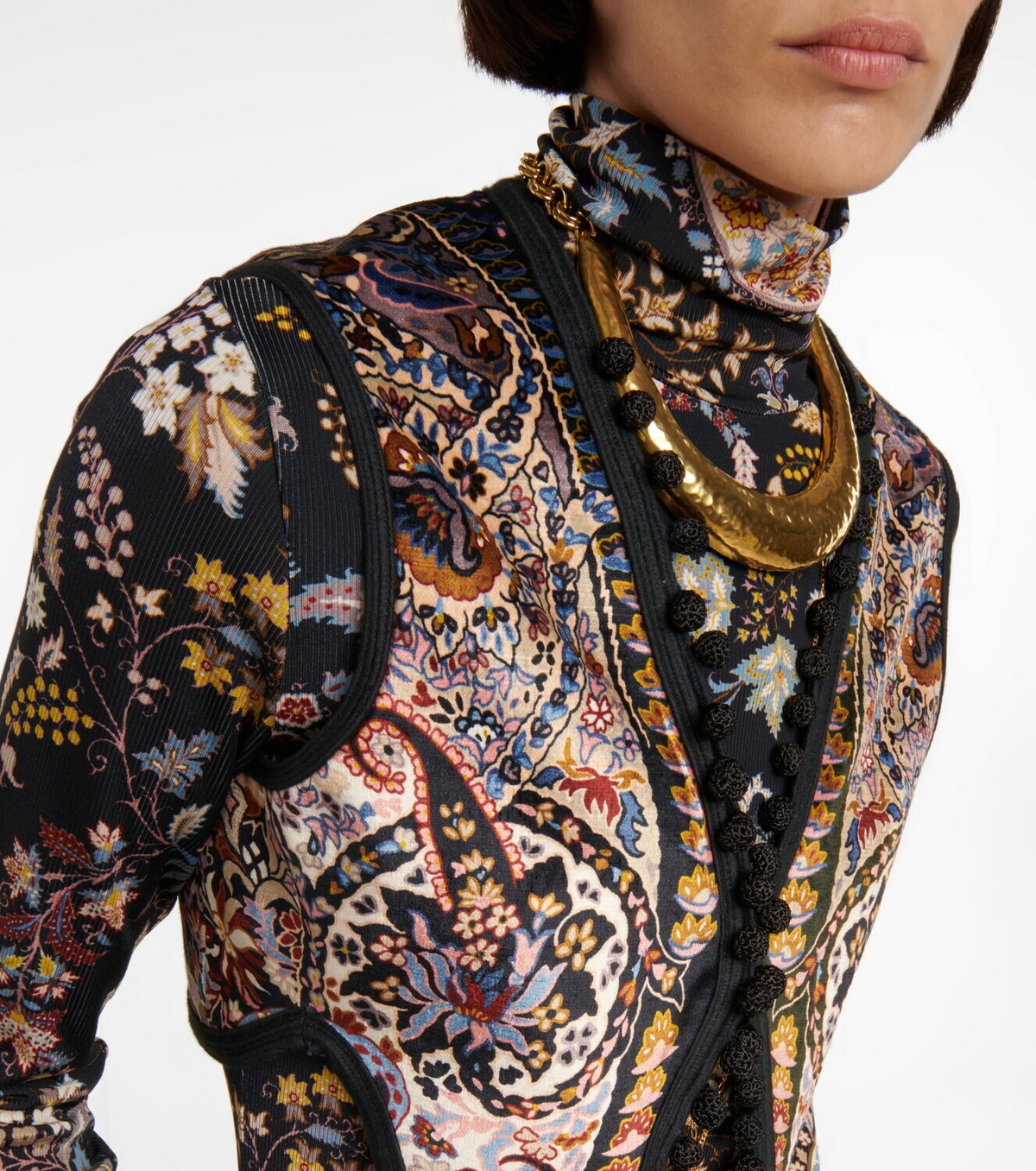 Etro - Paisley cropped vest Etro