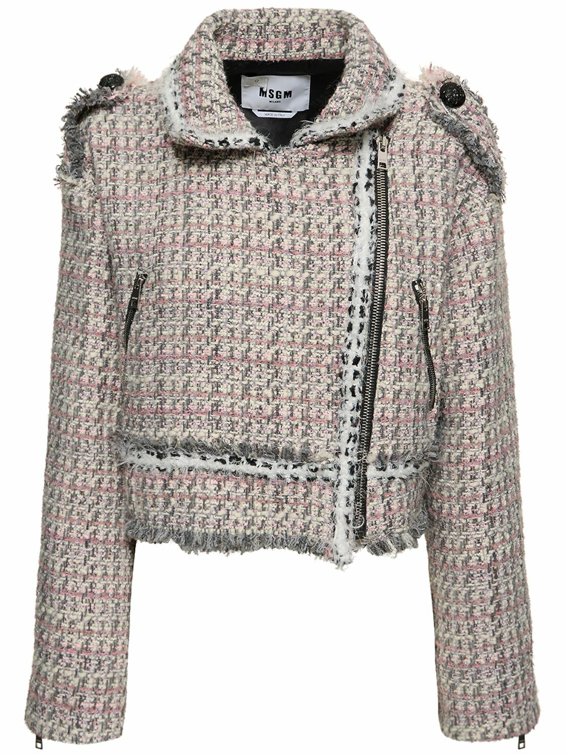MSGM - Cotton & Wool Blend Jacket MSGM