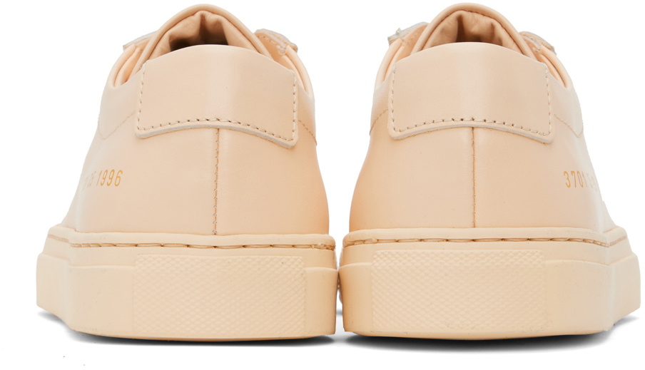 Common Projects Beige Achilles Low Sneakers Common Projects