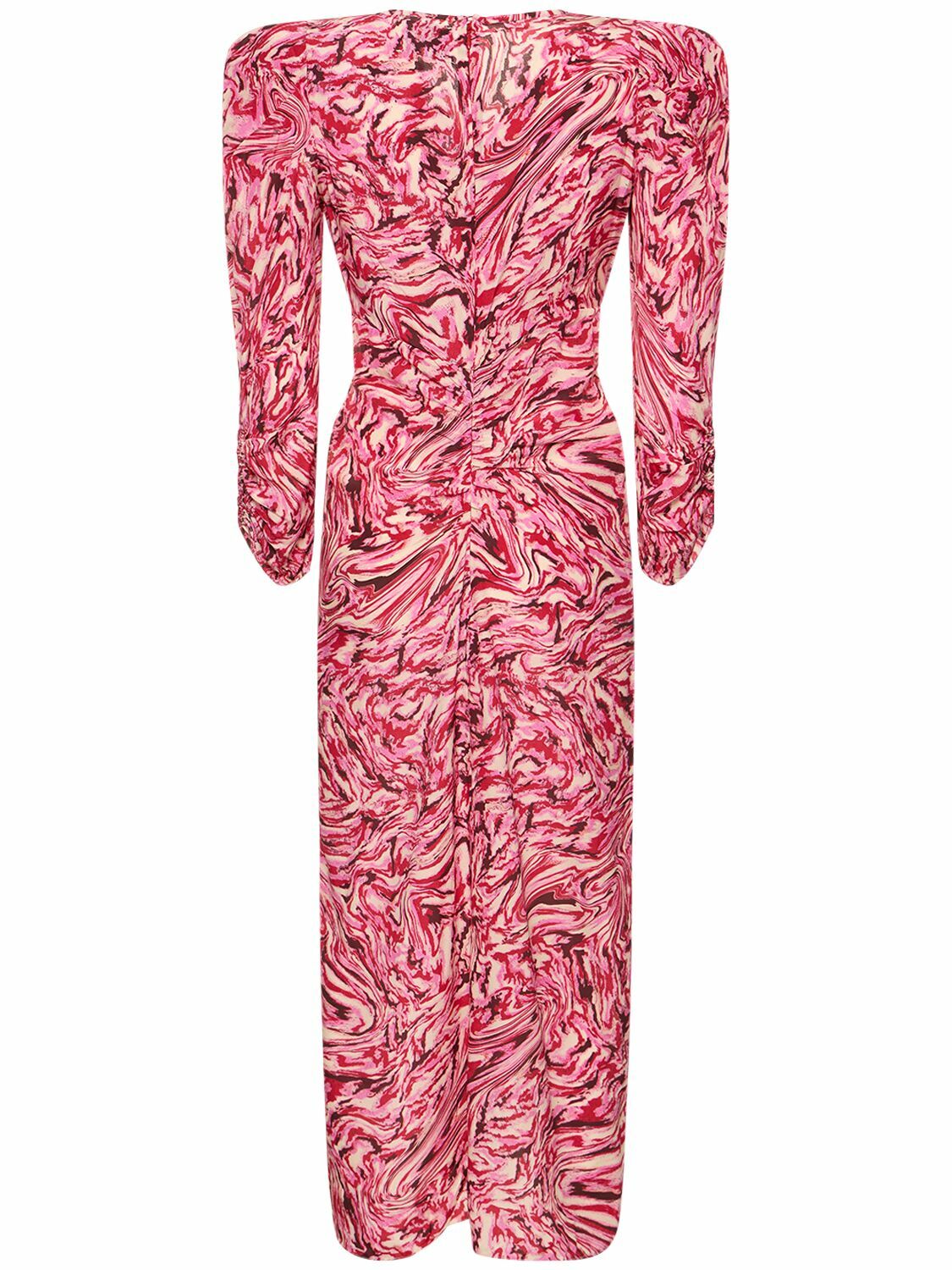 ISABEL MARANT - Albini Printed Silk Midi Dress Isabel Marant