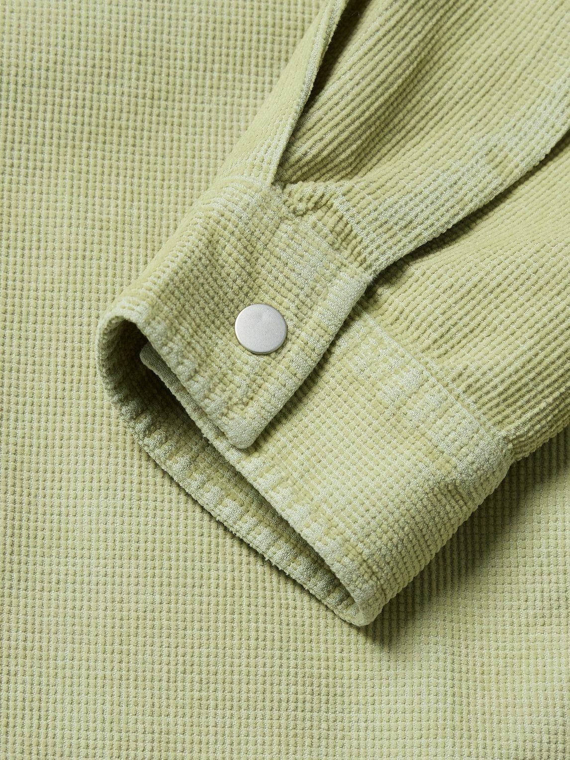 Folk - Patch Cotton-Corduroy Shirt Jacket - Green Folk