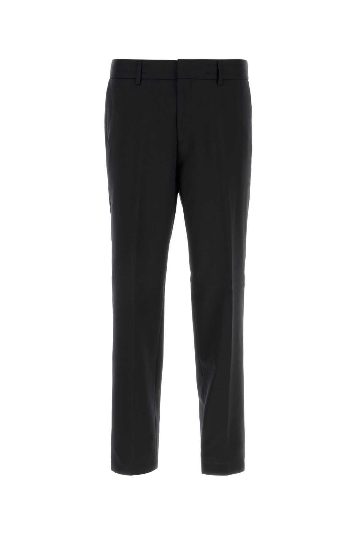 Hugo Boss Black Wool Pant Hugo Boss