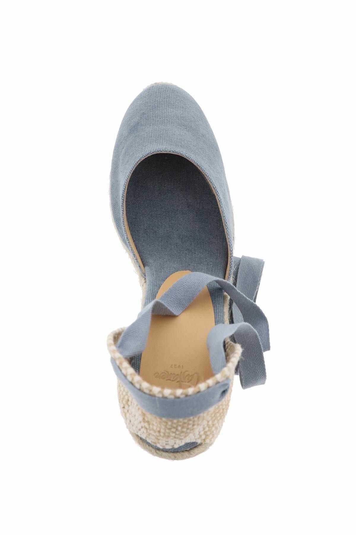 CASTANER carina wedge espadrilles Light blue Castaner