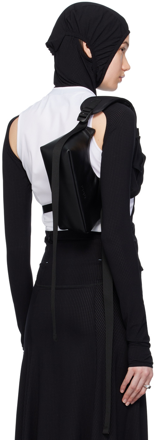 JOHANNA PARV Black Small Soft Leather Action Bag