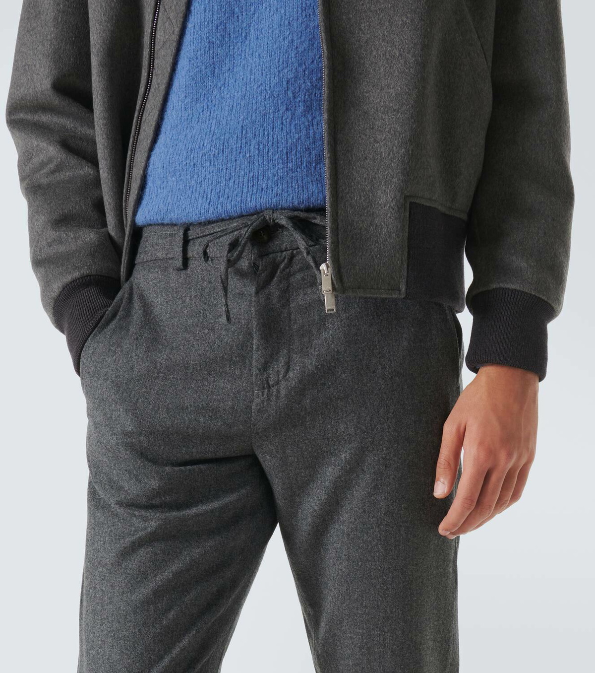 Canali Wool straight pants Canali