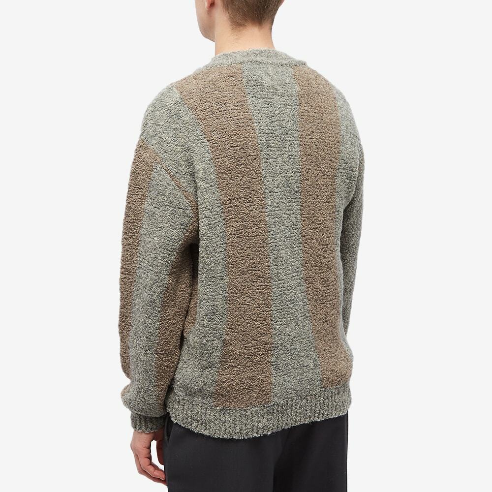 mfpen Men's Sport Cardigan in Biscuit Stripe mfpen