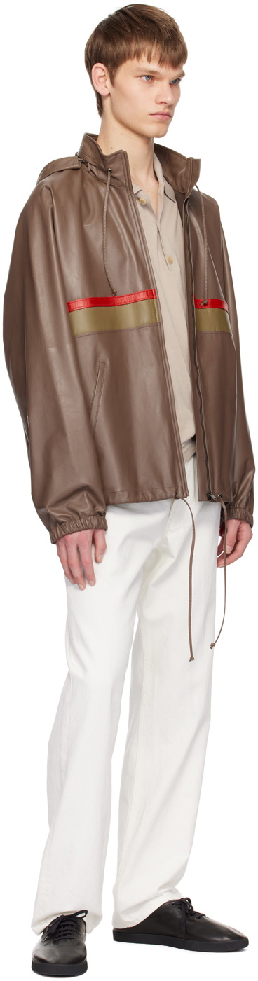 The Row Taupe Djon Polo The Row