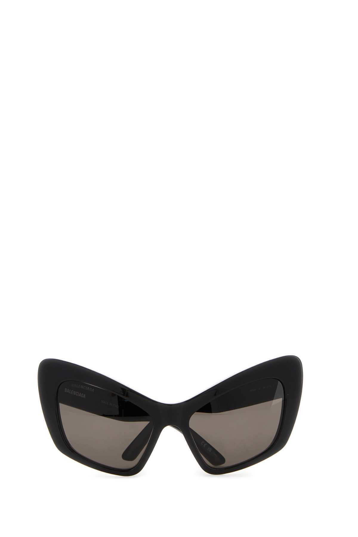 Balenciaga Black Acetate Monaco Cat Sunglasses Balenciaga