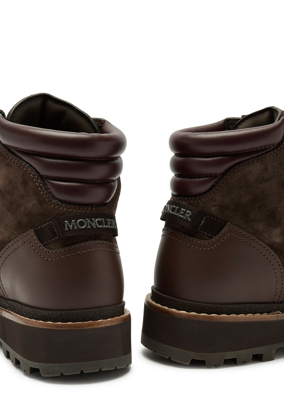 Moncler Peka Trek Suede Hiking Boots Brown Moncler