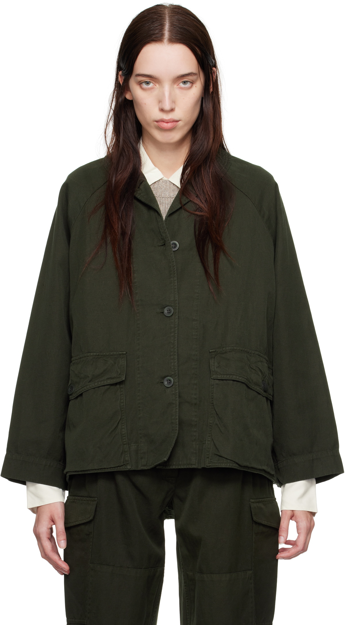 CASEY CASEY Khaki Mathilde Jacket CASEY CASEY