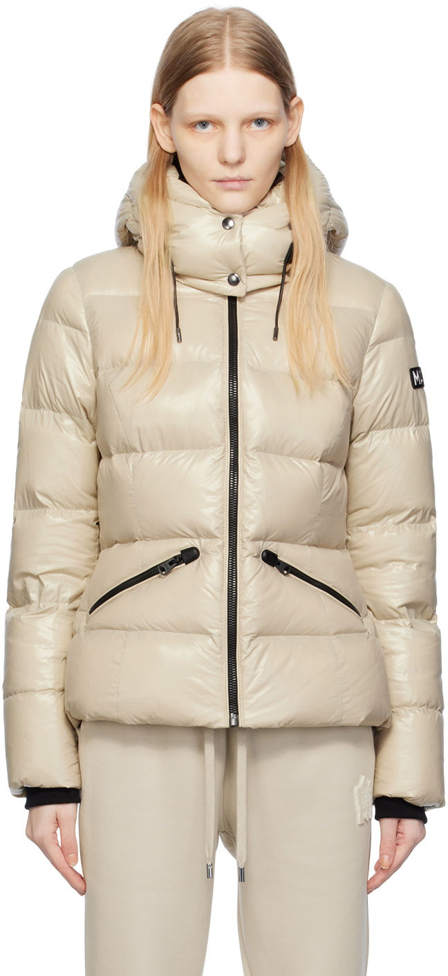 MACKAGE Beige Madalyn Down Jacket Mackage