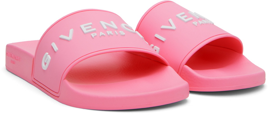 Givenchy Pink Paris Slides Givenchy