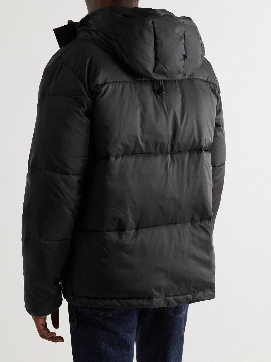 EDWIN - Logo-Appliquéd Padded Quilted Ripstop Jacket - Black Edwin