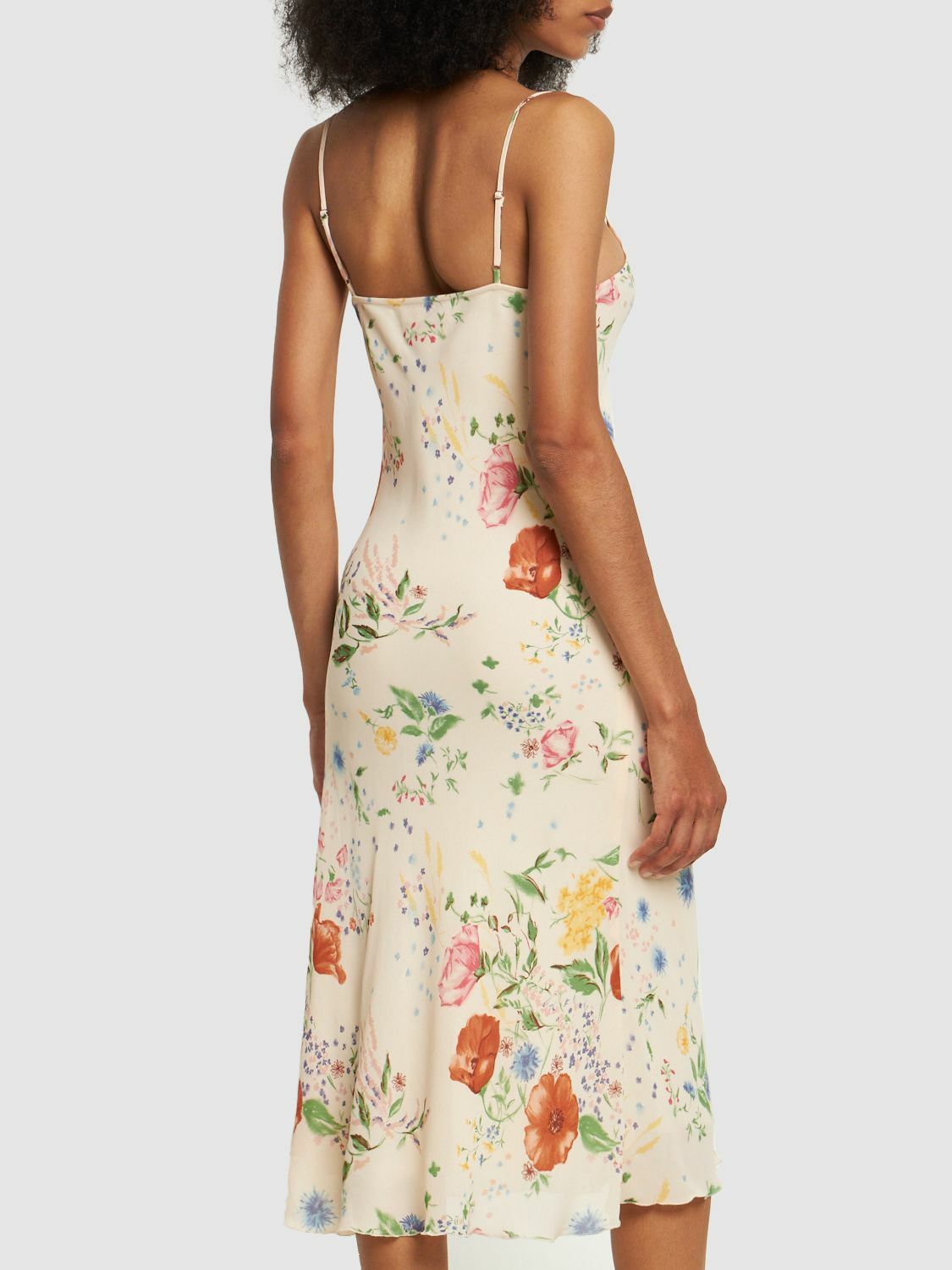 REFORMATION - Emerick Printed Viscose Midi Dress Reformation