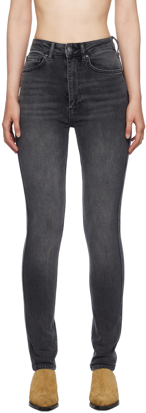 ANINE BING Gray Beck Jeans ANINE BING