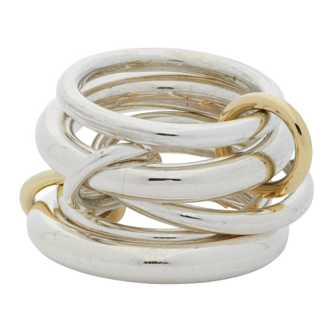 Spinelli Kilcollin Silver Vela Five-Link Ring Spinelli Kilcollin