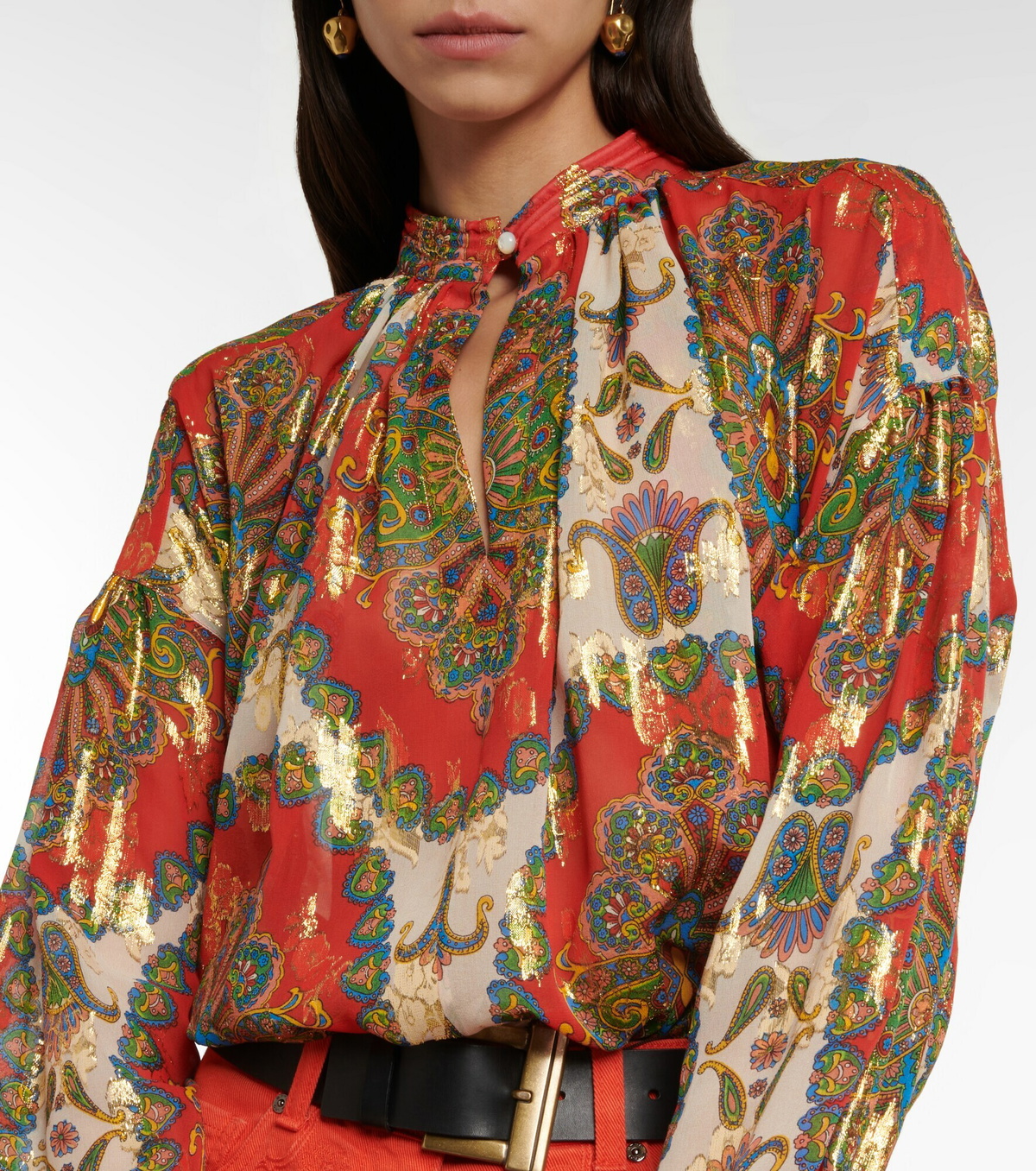 Etro - Embellished paisley blouse Etro