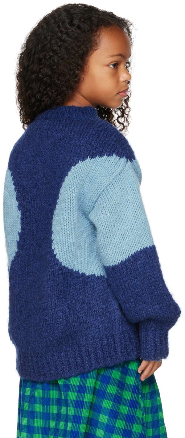 Weekend House Kids Kids Blue Dot Sweater