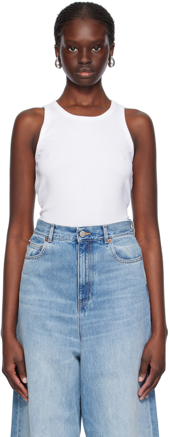 Teurn Studios White Ella Tank Top Teurn Studios