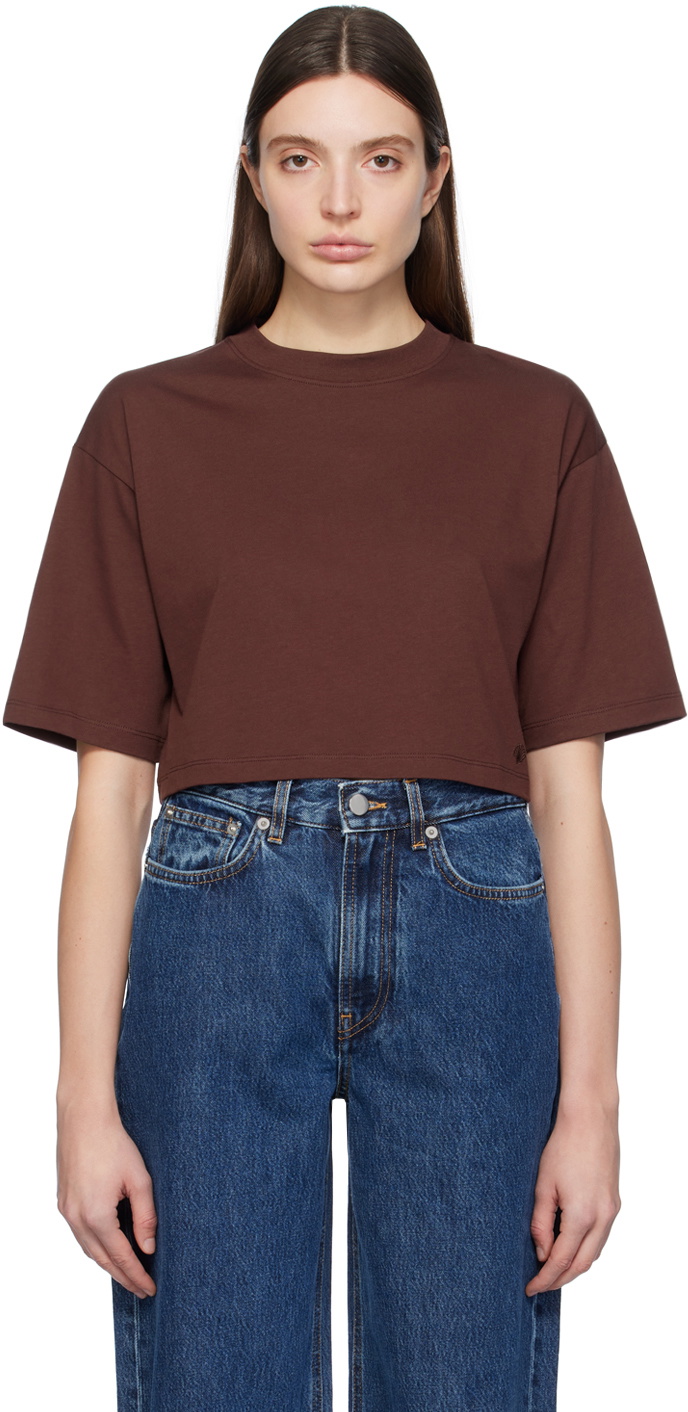 Loulou Studio Burgundy Gupo T-Shirt Loulou Studio