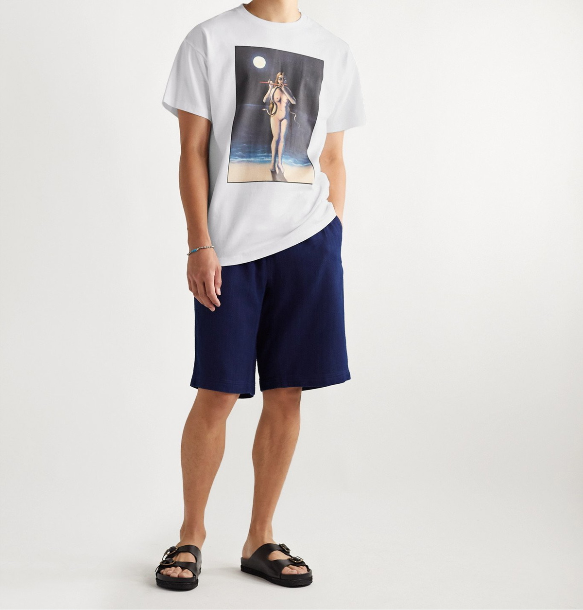 Endless Joy - Printed Cotton-Jersey T-Shirt - White Endless Joy