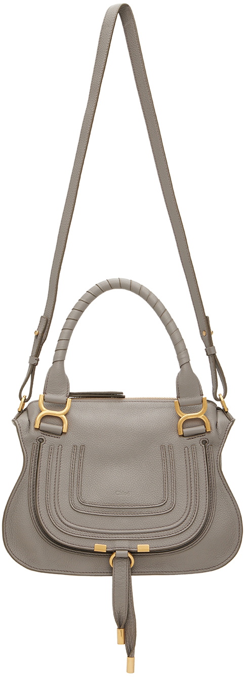 Chloé Gray Marcie Shoulder Bag Chloe