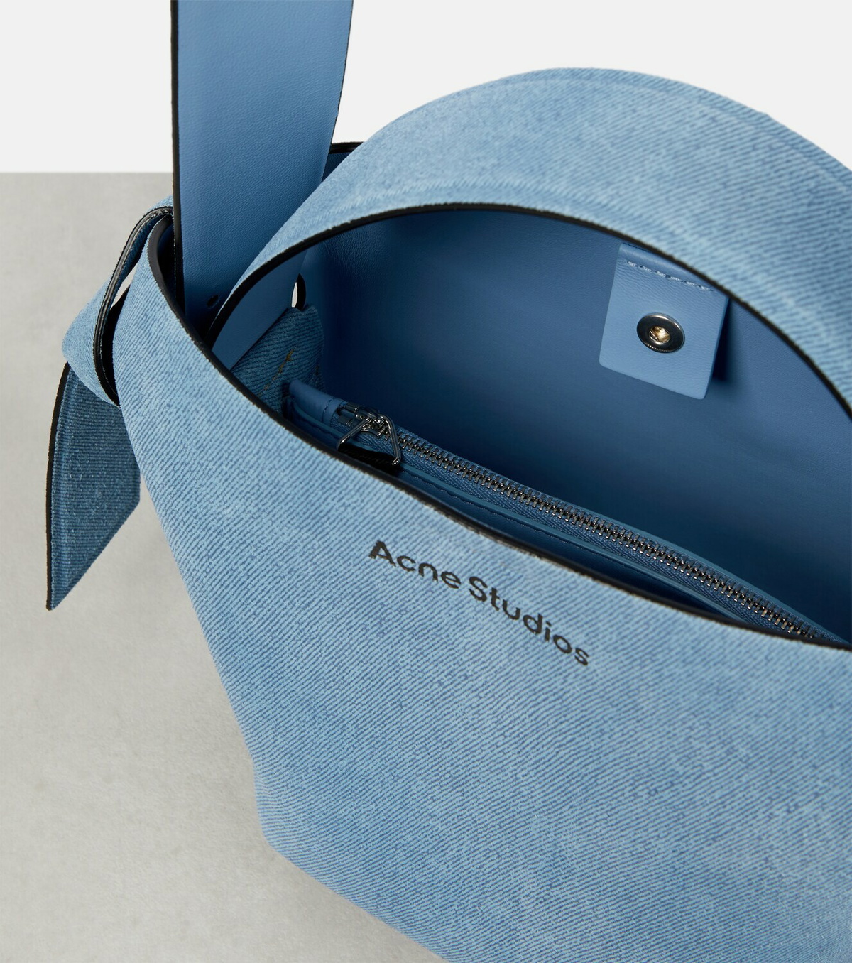 Acne Studios Musubi Mini denim shoulder bag Acne Studios