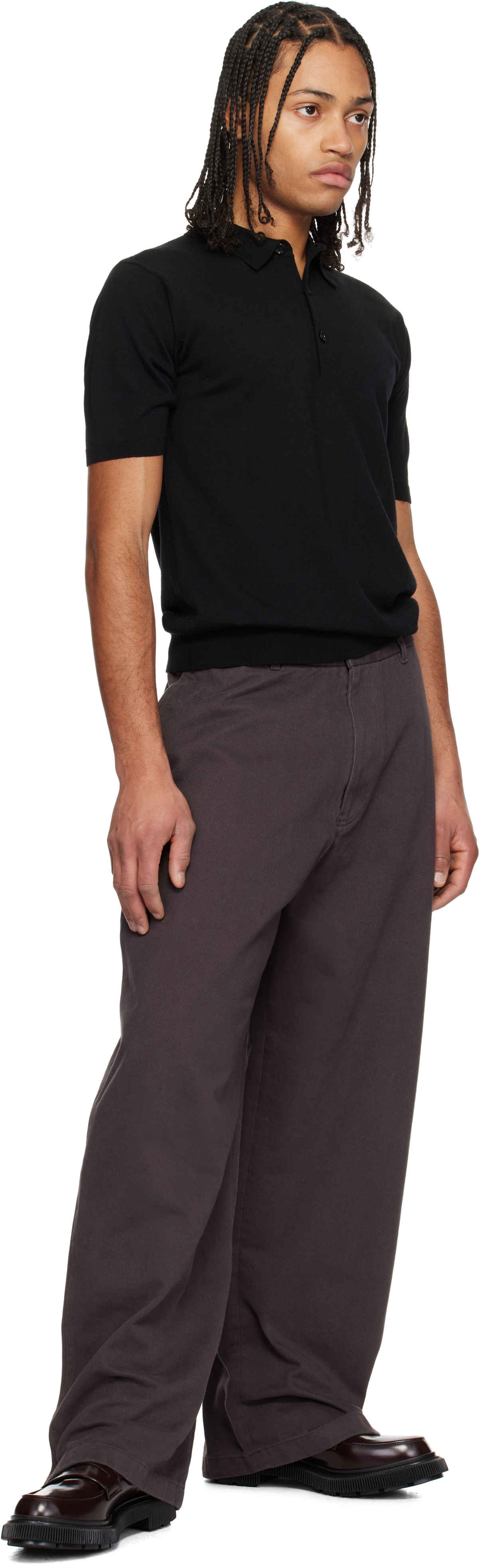 Adieu Burgundy Type 159 Loafers Adieu