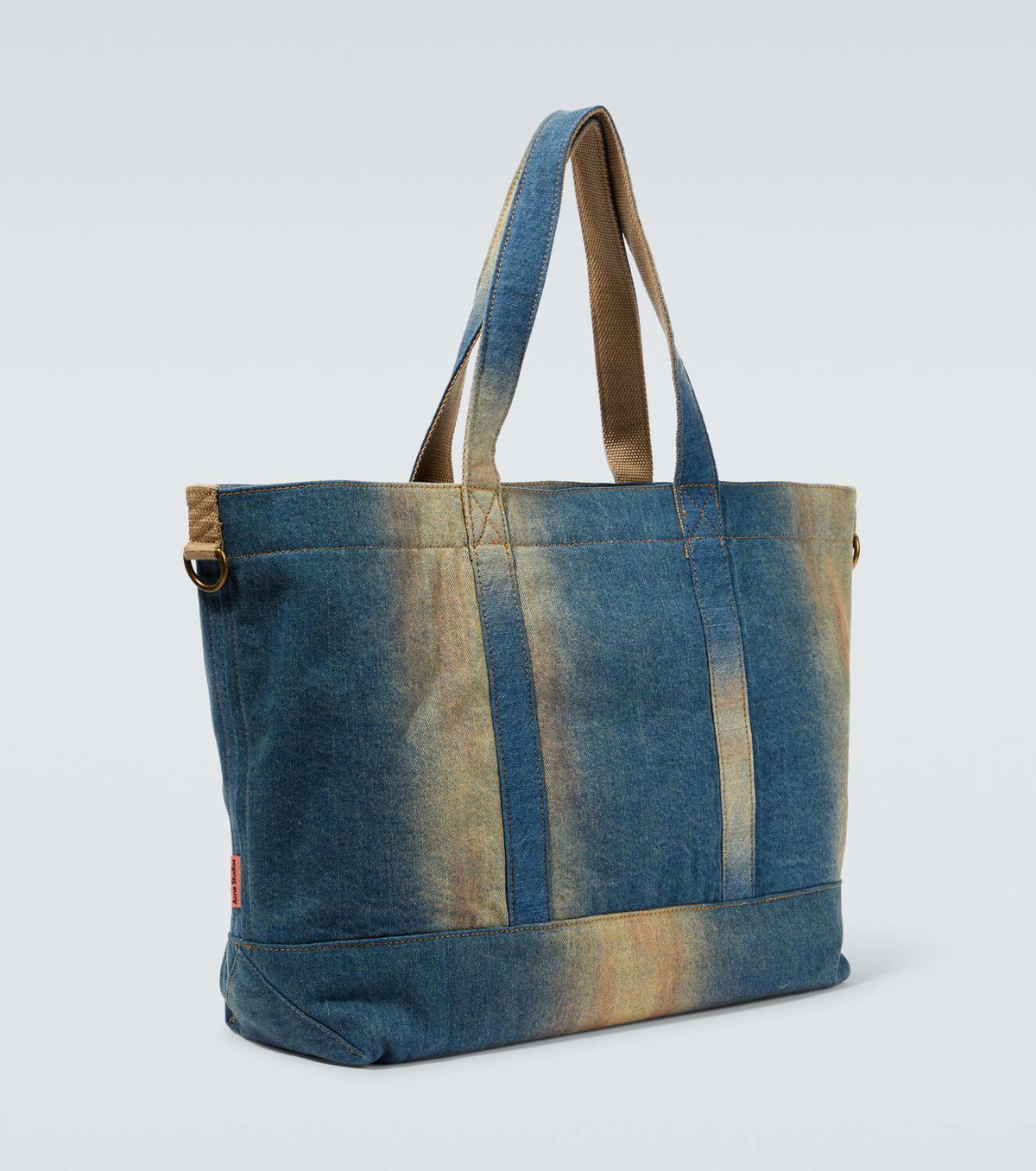 Acne Studios Bleached denim tote bag Acne Studios