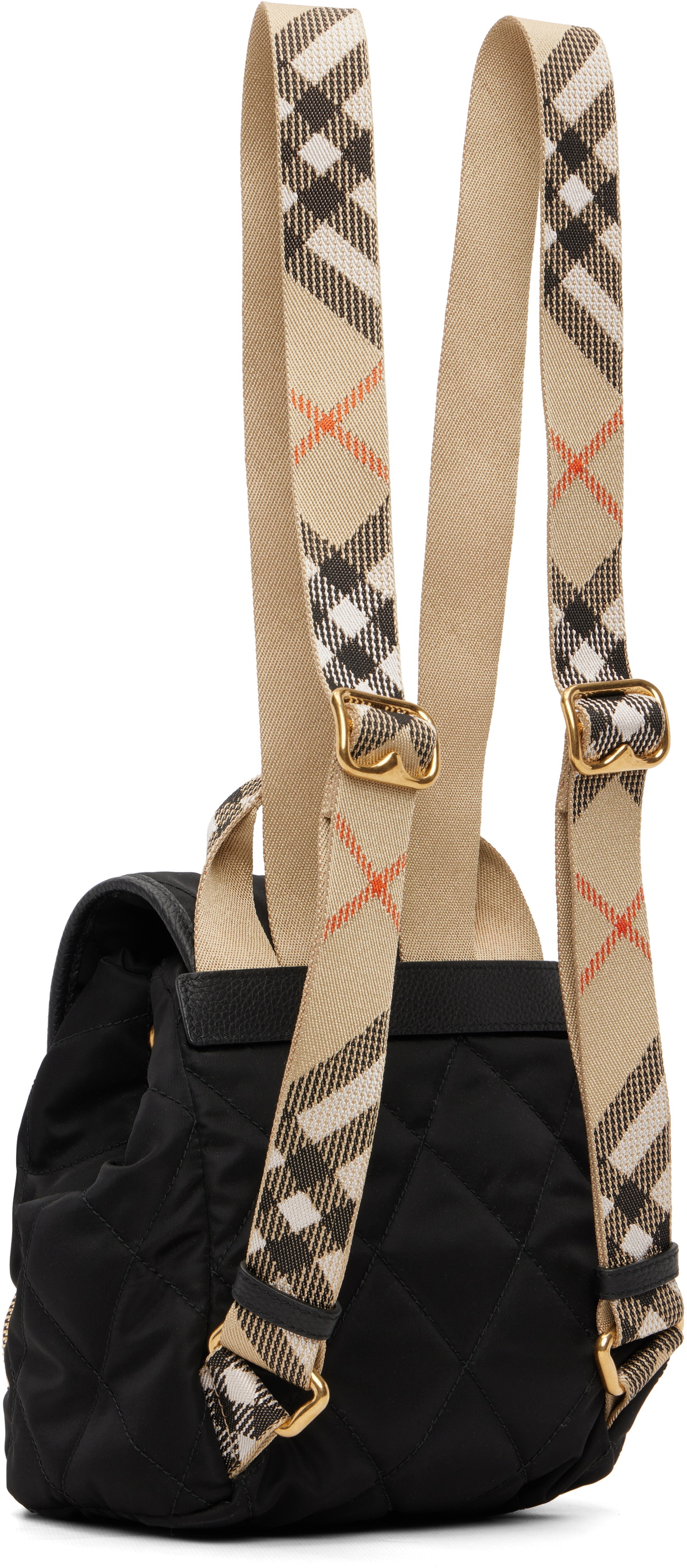 Burberry Black Mini Horseshoe Backpack Burberry