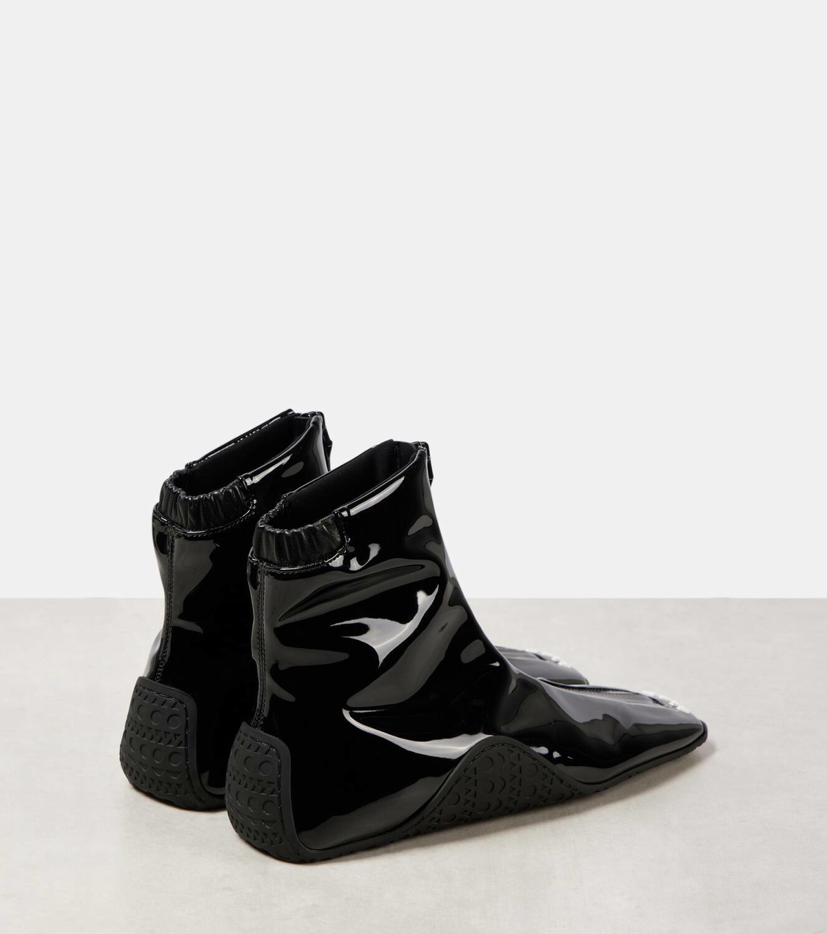 Alaïa Sneaker faux patent leather ankle boots ALAÏA Alaïa Sneaker faux patent leather ankle boots ALAÏA
