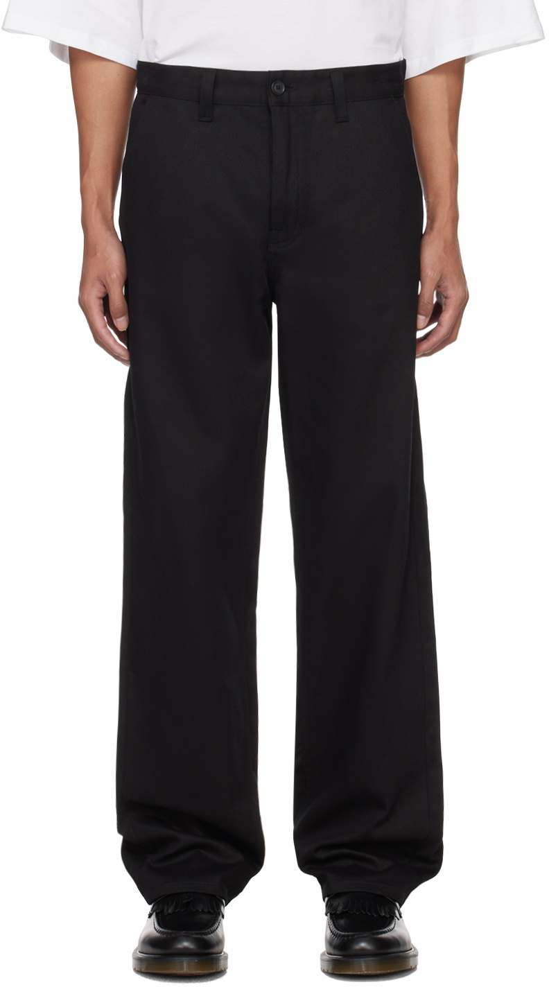 Nudie Jeans Black Tuff Tony Trousers Nudie Jeans Co