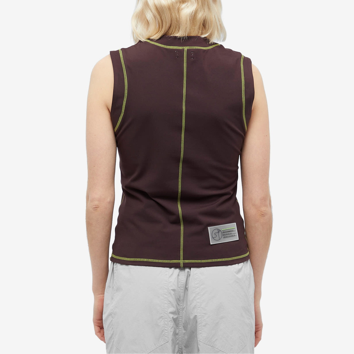Saks Potts Women's Umsi Contrast Stitch Tank Top in Dark Chocolate ...