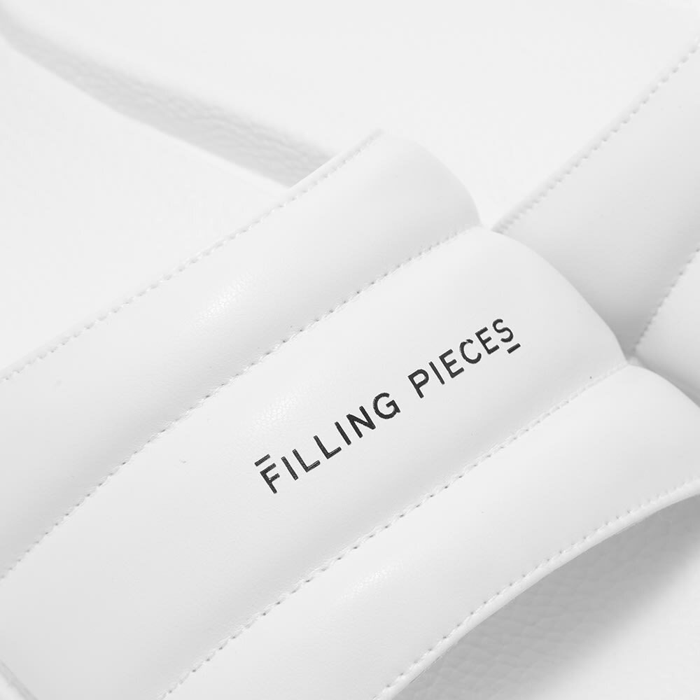 Filling Pieces Men's Pool Slide in White Filling Pieces