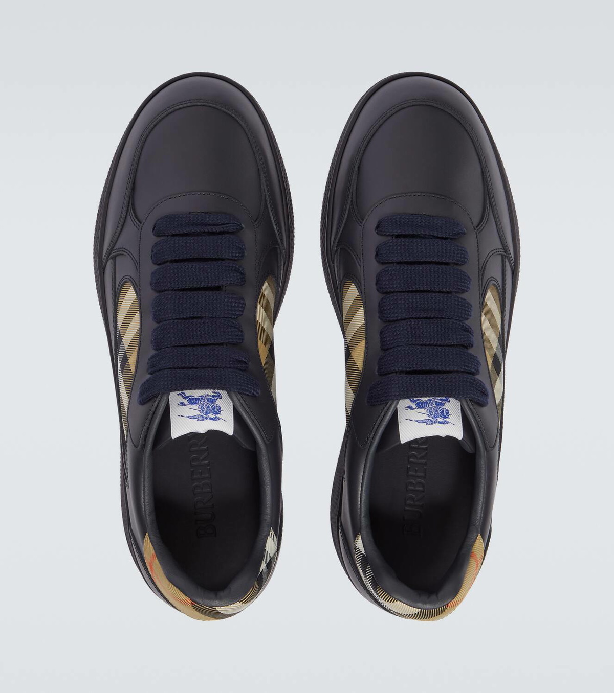 Burberry Burberry Check leather sneakers Burberry