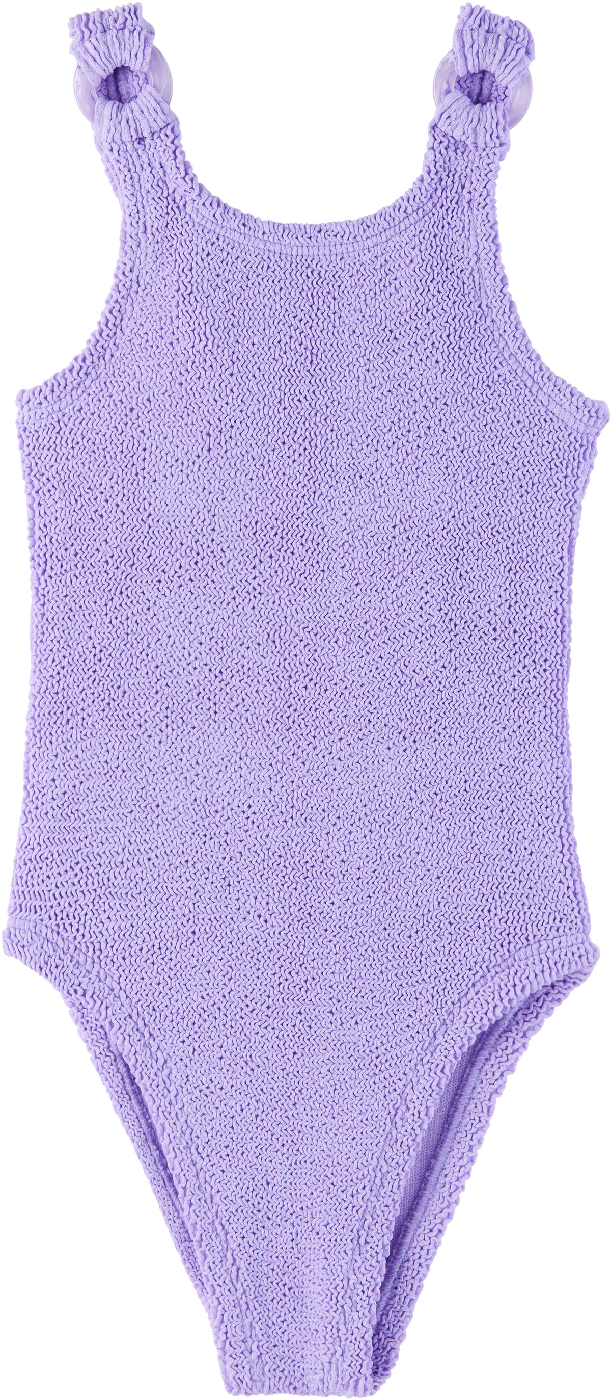Hunza G Kids Purple Domino Swimsuit Hunza G