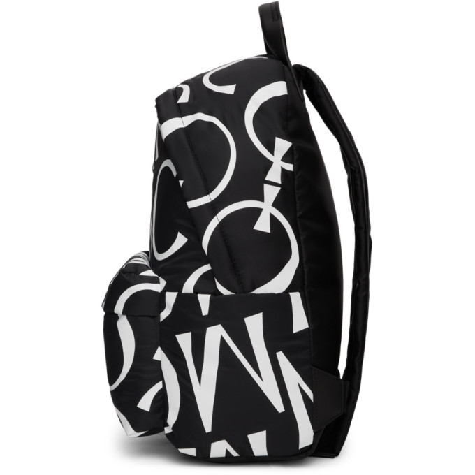 McQ Alexander McQueen Black Logo Classic Backpack McQ Alexander McQueen