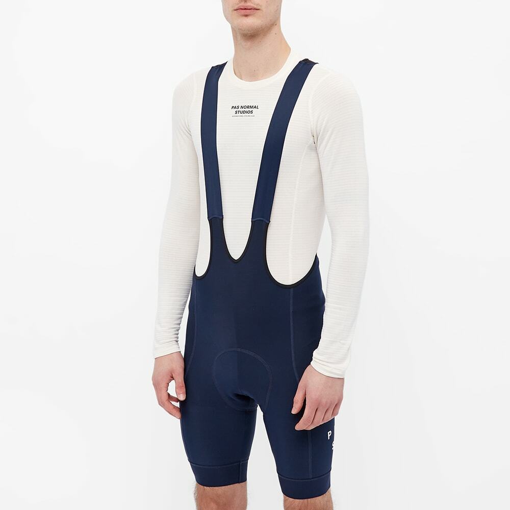 Pas Normal Studios Men's Fleece Bib in Navy Pas Normal Studios
