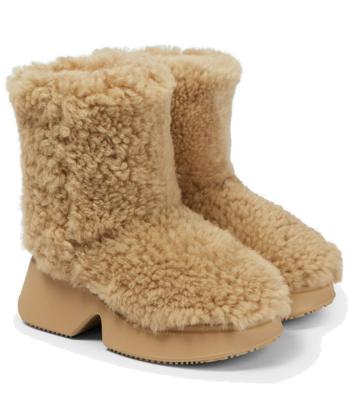 Loewe - Shearling ankle boots Loewe