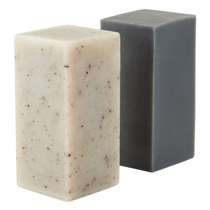 Binu Binu Shaman Charcoal and Seshin Korean Scrub Soap Set Binu Binu